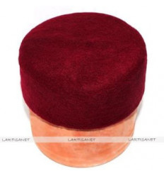 Red fez - Chechia - Wool