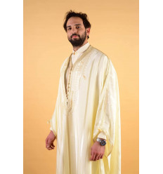 Jebba tunisienne pour homme - vert anis