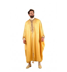 Jebba tunisienne pour homme - vert anis